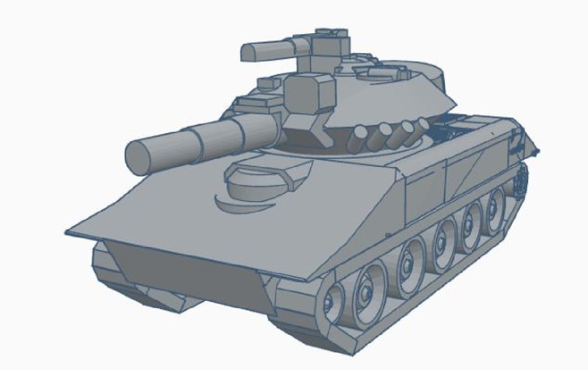 Imprimir STL M551 Sheridan Modelo 3D - 6827187