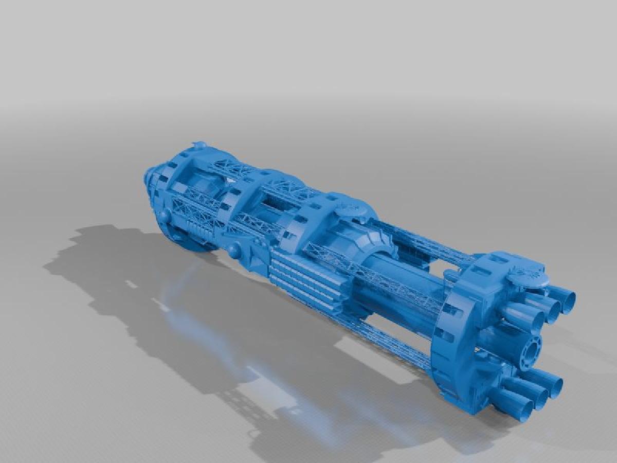 Imprimir STL Nave de Evacuacao em Massa Ariadne de Babylon 5 Modelo 3D ...