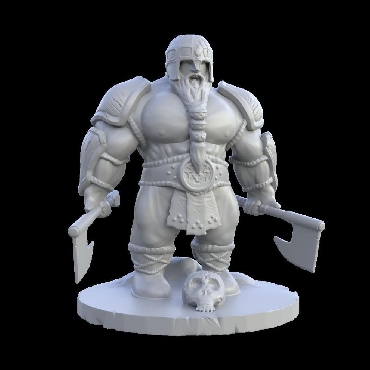 Imprimir STL Dwarf Miniature Roidax the swole, son of Gymbro of the ...