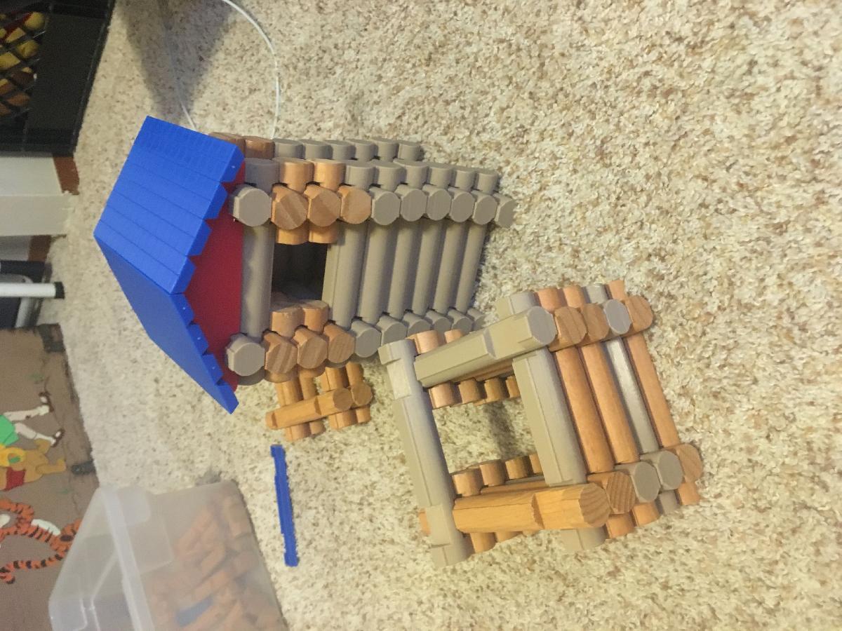 Imprimir STL Cabana de Lincoln Logs Modelo 3D - 3131692