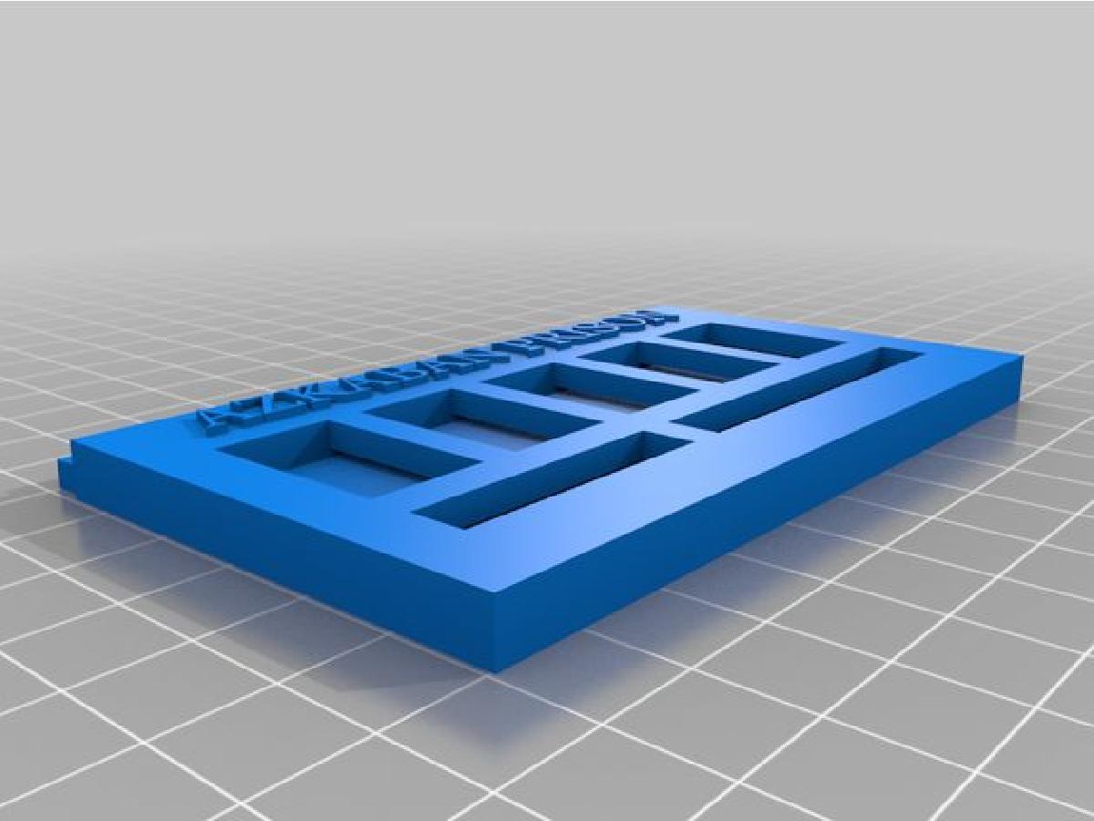 Imprimir STL Placa da Prisao de Azkaban Modelo 3D - 4292554