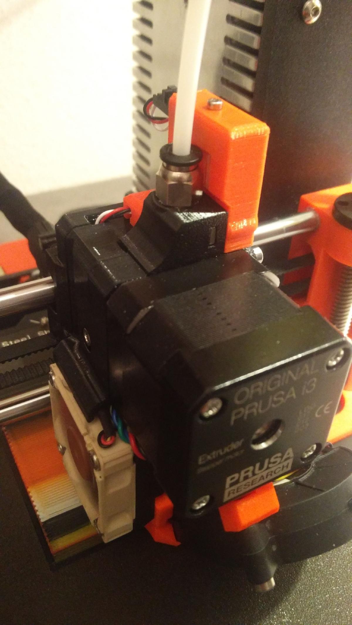 Imprimir STL Extrusora Prusa i3 MK3s R4 MMU2s com acoplamento de caminho e segundo tensionador ...