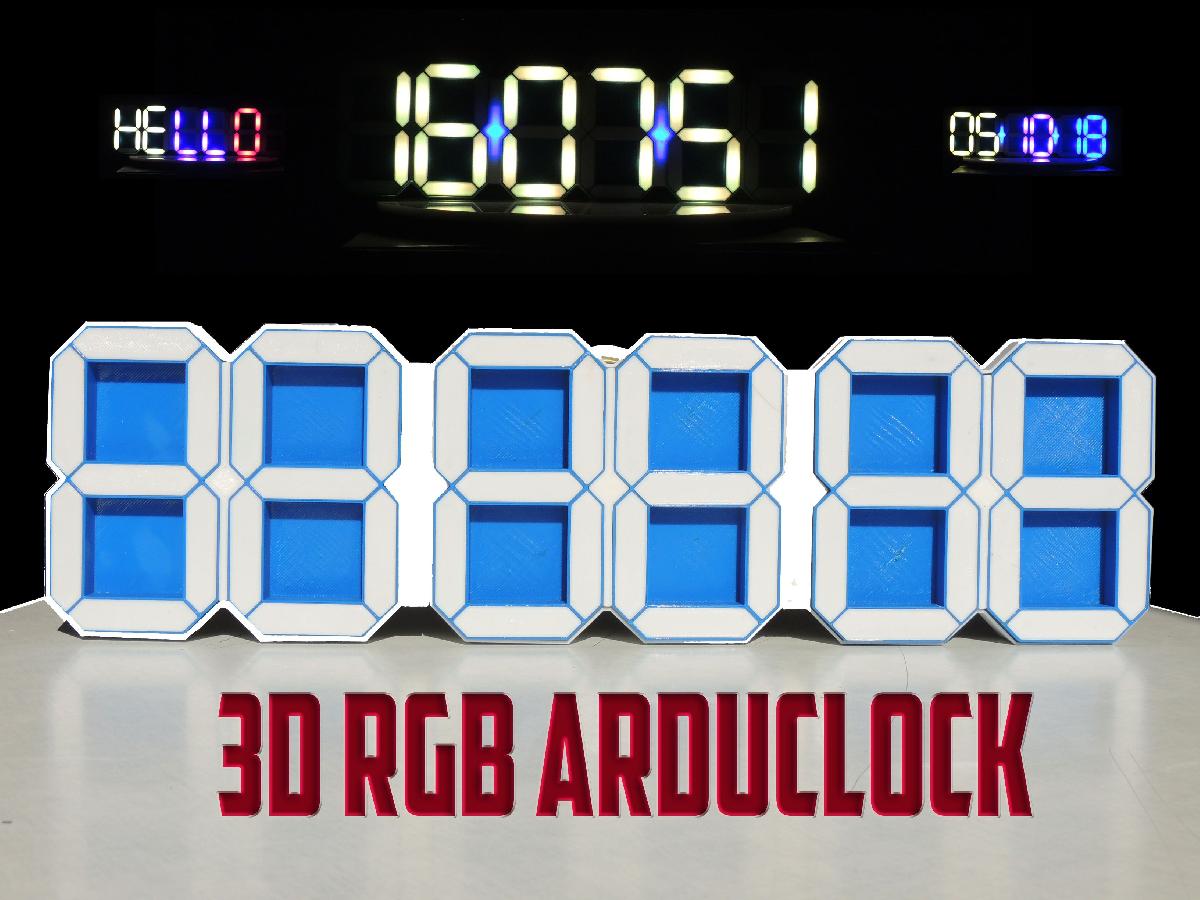Imprimir STL ARDUCLOCK RGB 3D Modelo 3D - 3144216