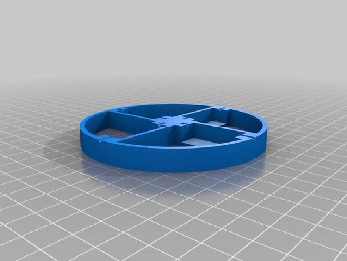 Imprimir STL Rotor de Pitch Alternado para Criacao de Energia de ...