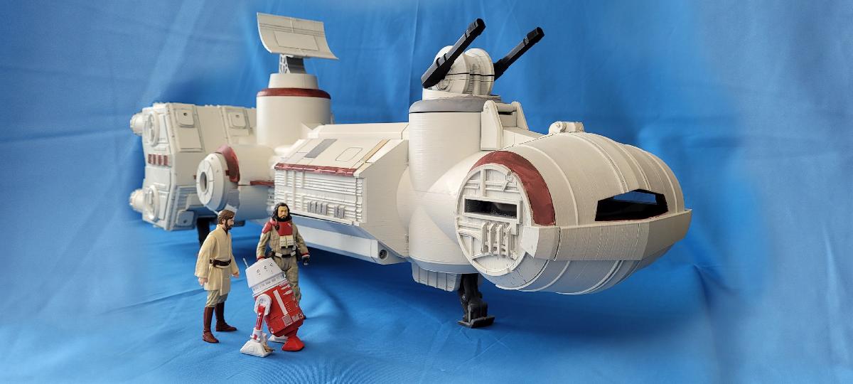 Imprimir STL NOVO Tantive IV / Playset de Corveta Corelliana Modelo 3D ...