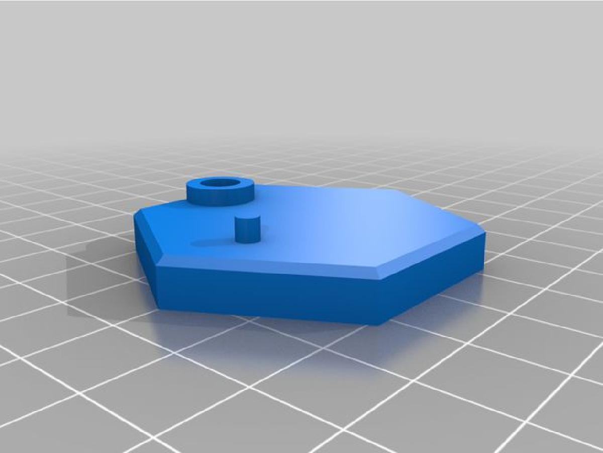 Imprimir STL Suporte hexagonal para figuras de 4 polegadas (escala 1:18 ...