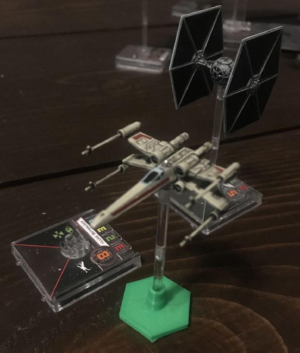 Imprimir STL Base Hexagonal de X Wing Modelo 3D - 4728851