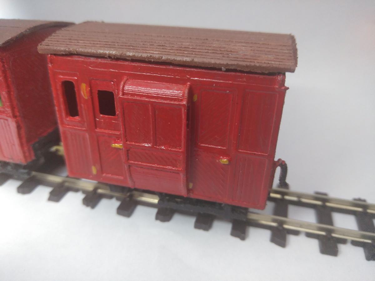 Imprimir STL Brake car 009 narrow gauge railway carriage Modelo 3D ...