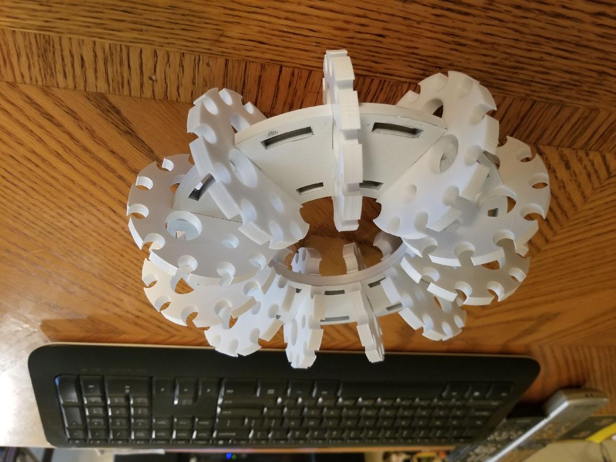 Imprimir STL Estrutura de Bobina Vortex de Rodin Modelo 3D - 2781132