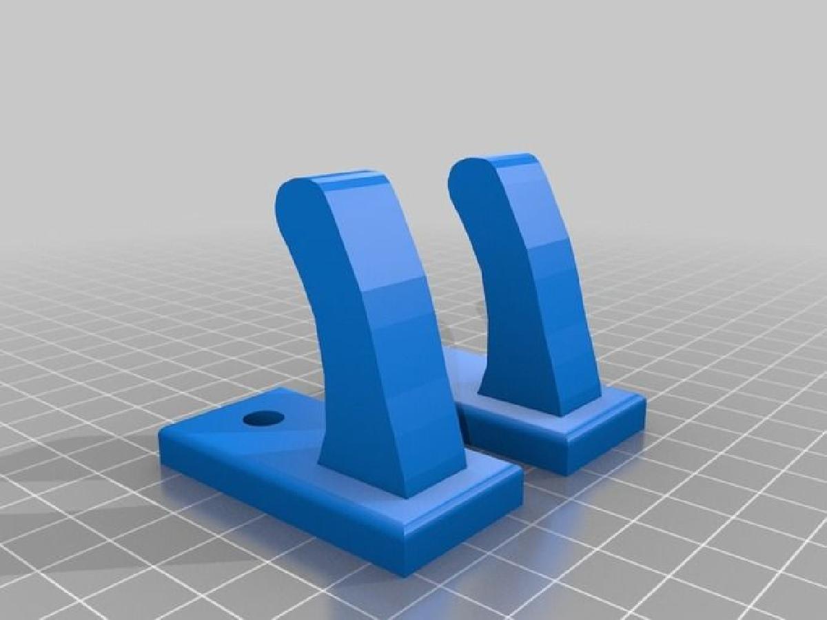 Imprimir STL Par de ganchos de parede Modelo 3D - 34688