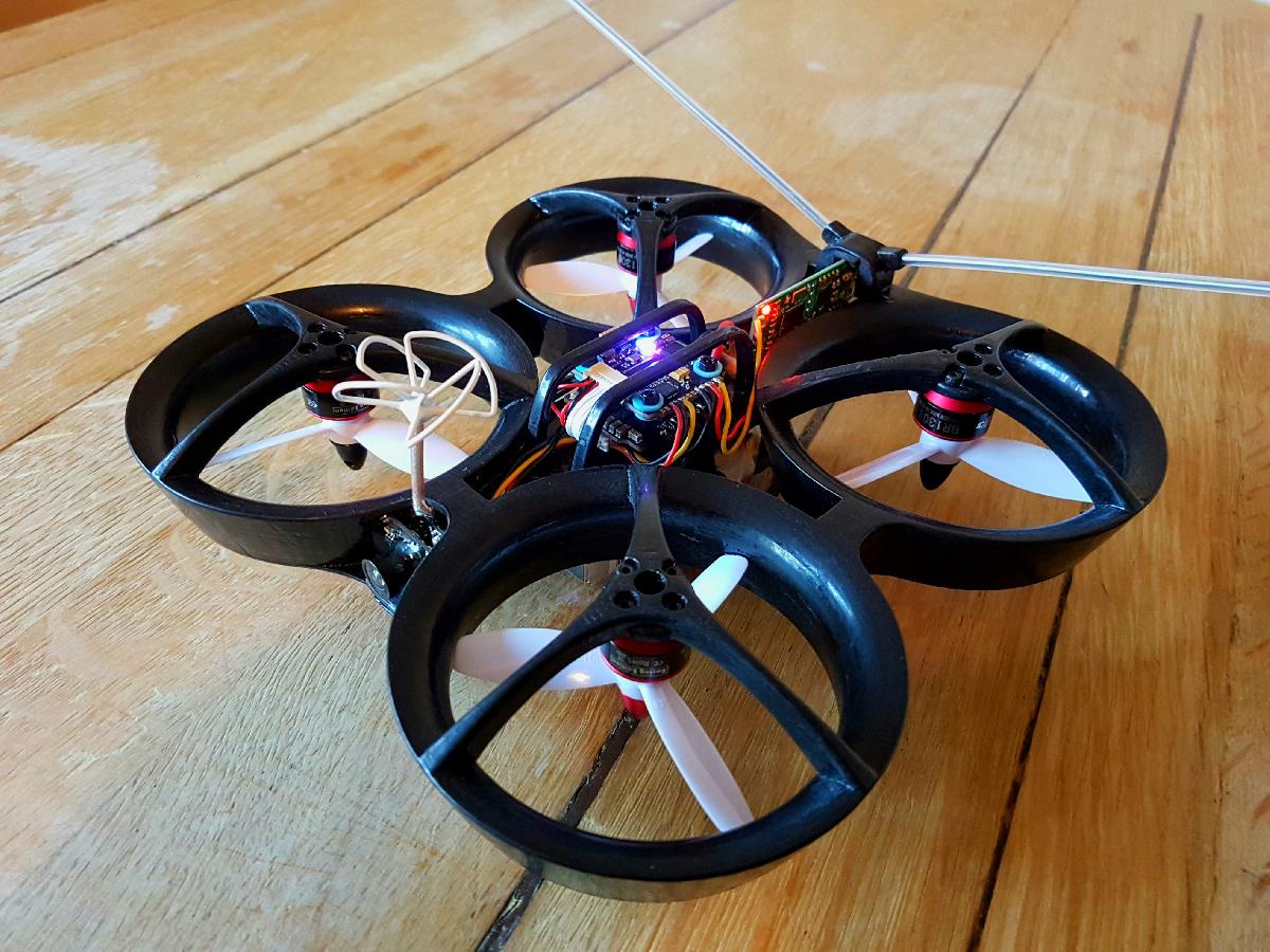 Imprimir STL Stag, mini quadcopter empurrador duto sub 250g 150mm duto ...