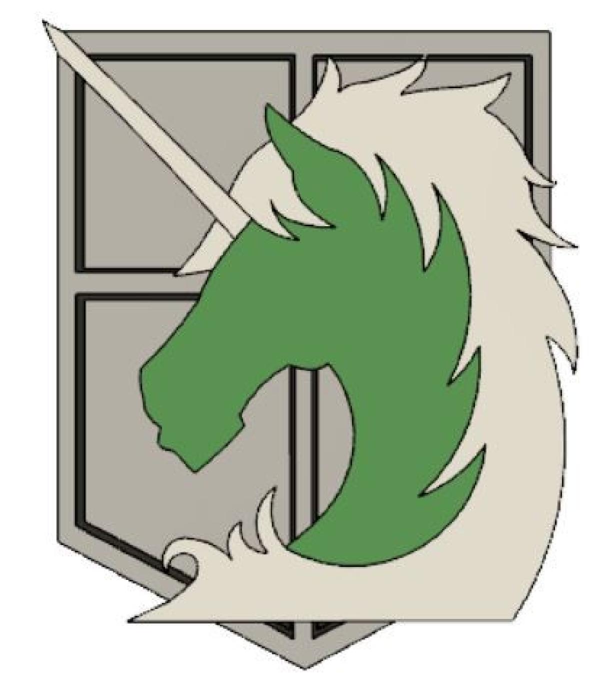 Imprimir STL logotipo da policia militar Modelo 3D - 3171673